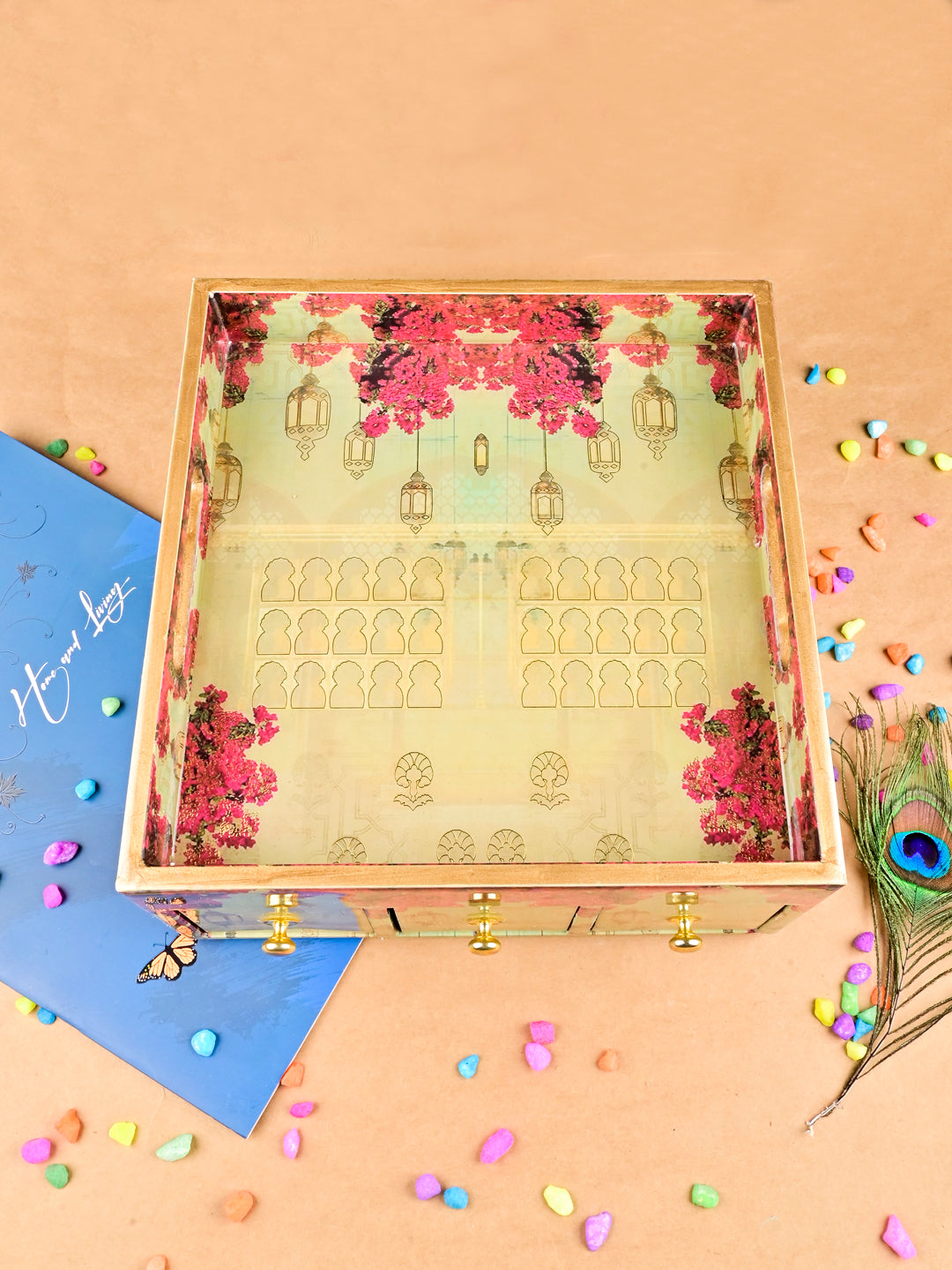 Buy Three Drawer Multi Utility Box for Home and Office | Luxehome